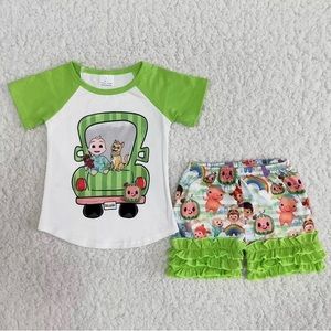 Matching Sets | Little Girls 2 Piece Set Cocomelon Green | Poshmark